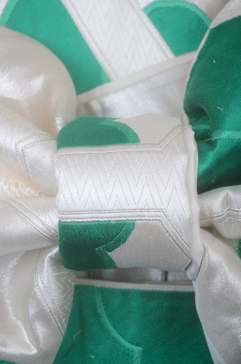 Traditional obi with Pre-tied bow – Kimono yukata market sakura